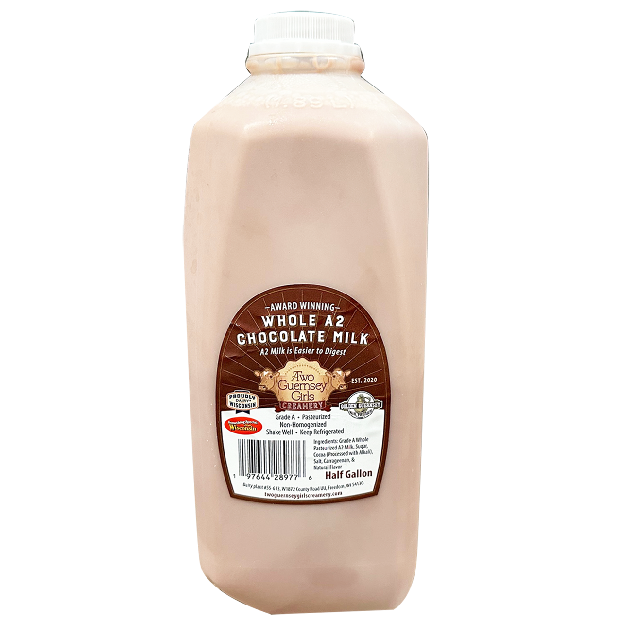 Milk - Grade A Whole A2 Chocolate Milk – FarmFreshXpress - Local Food ...