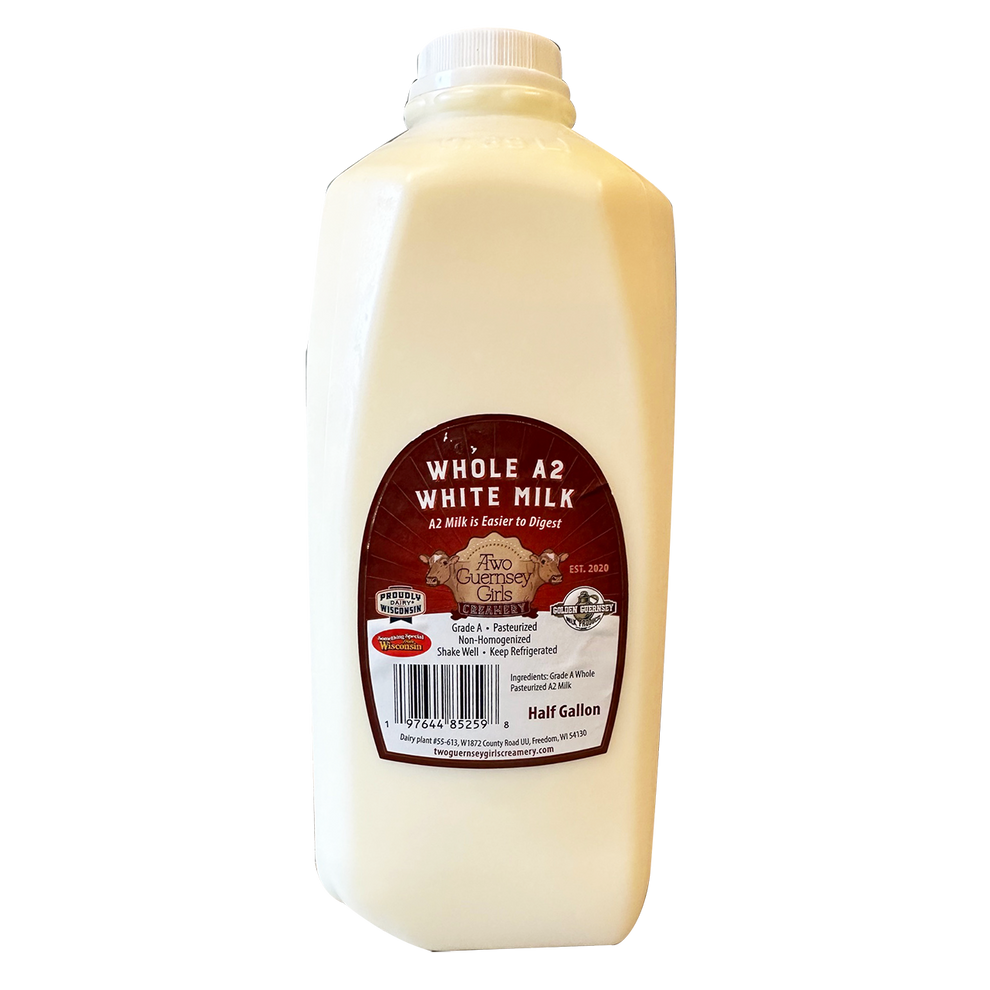 Milk - Grade A Whole A2 White Milk – FarmFreshXpress - Local Food to ...