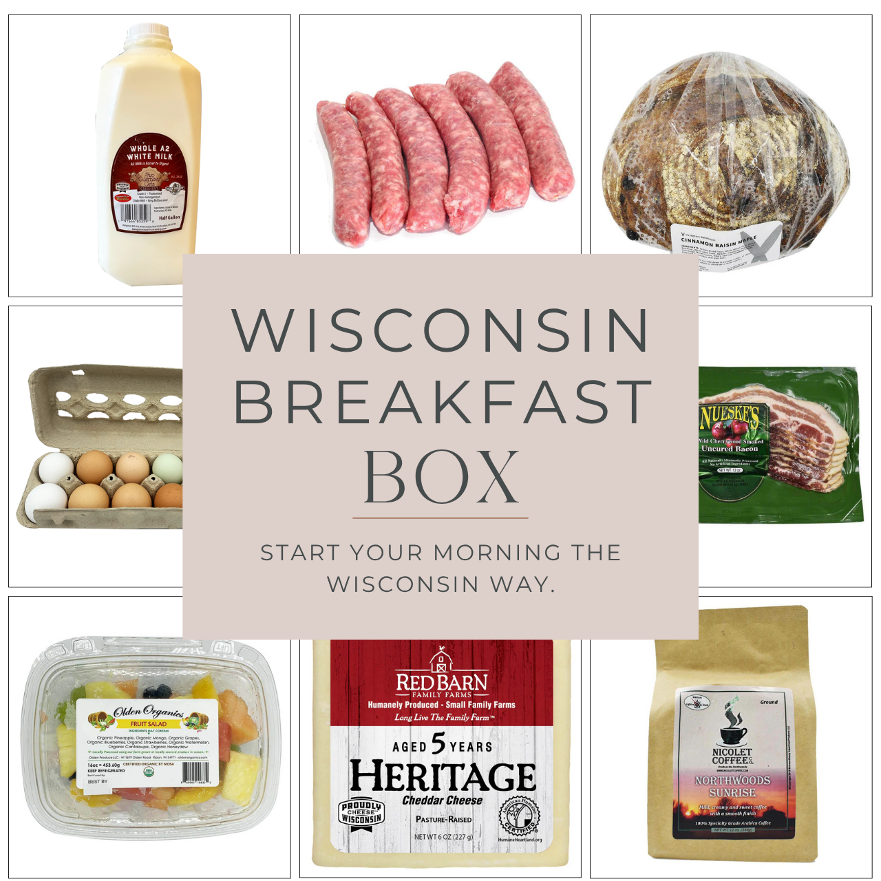 Wisconsin Breakfast Bundle – FarmFreshXpress - Local Food to Your Doorstep