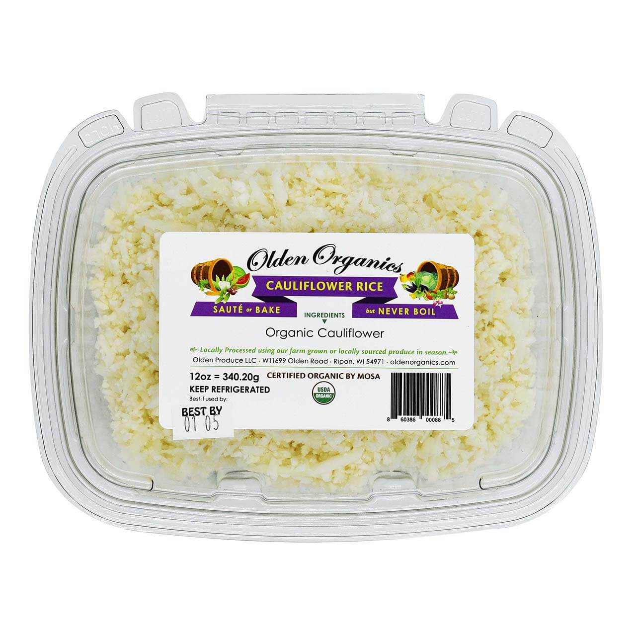 Cauliflower Rice - Organic – FarmFreshXpress - Local Food to Your Doorstep